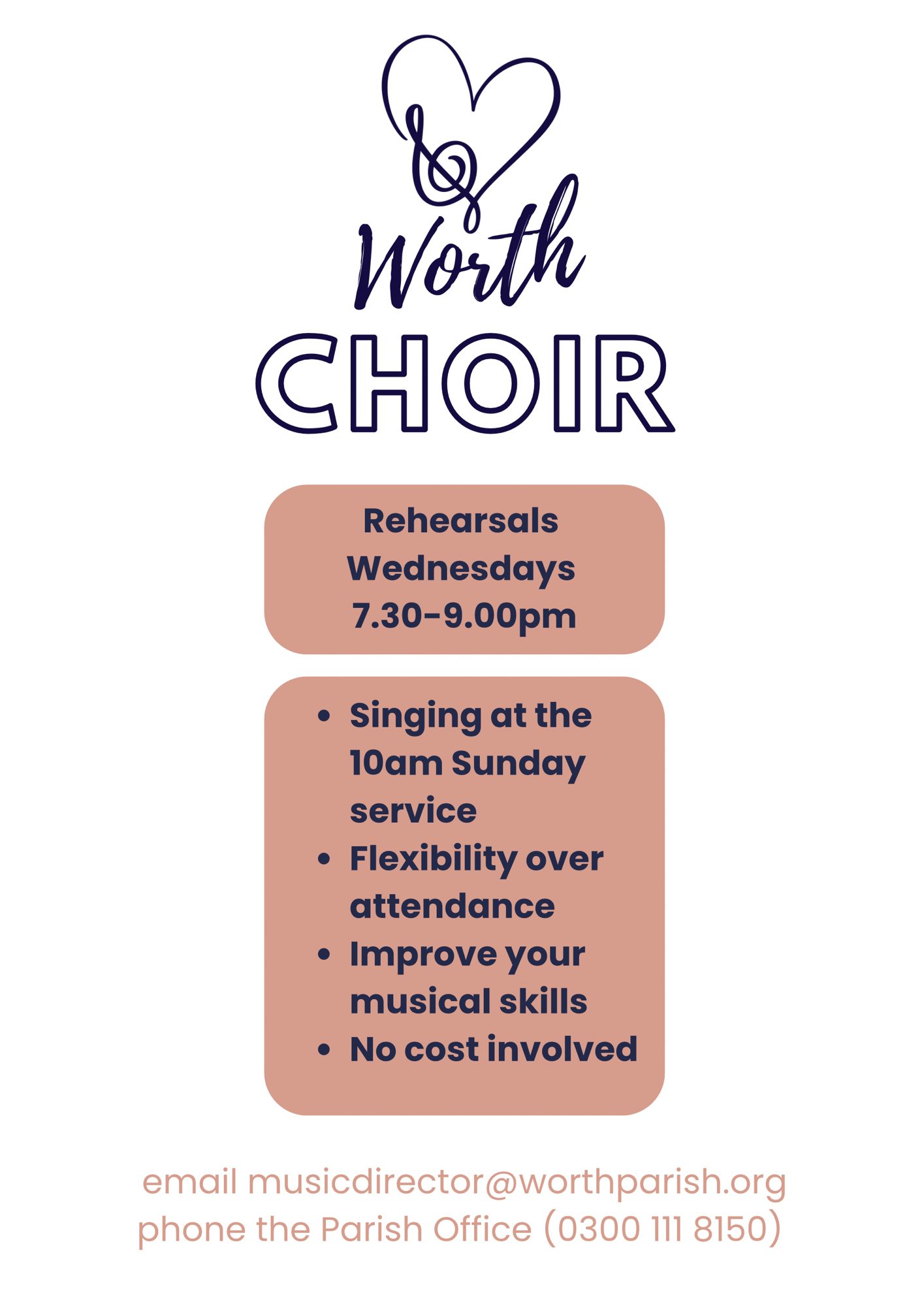 Join the choir – Worth Parish